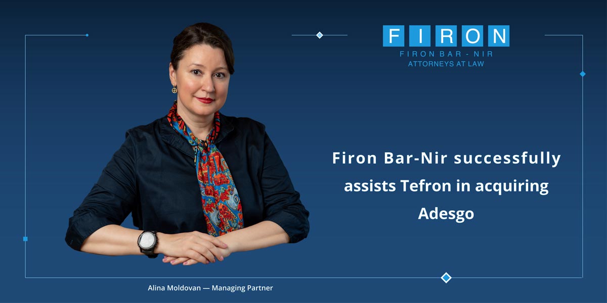 Firon Bar-Nir successfully assists Tefron in acquiring Adesgo - Firon ...