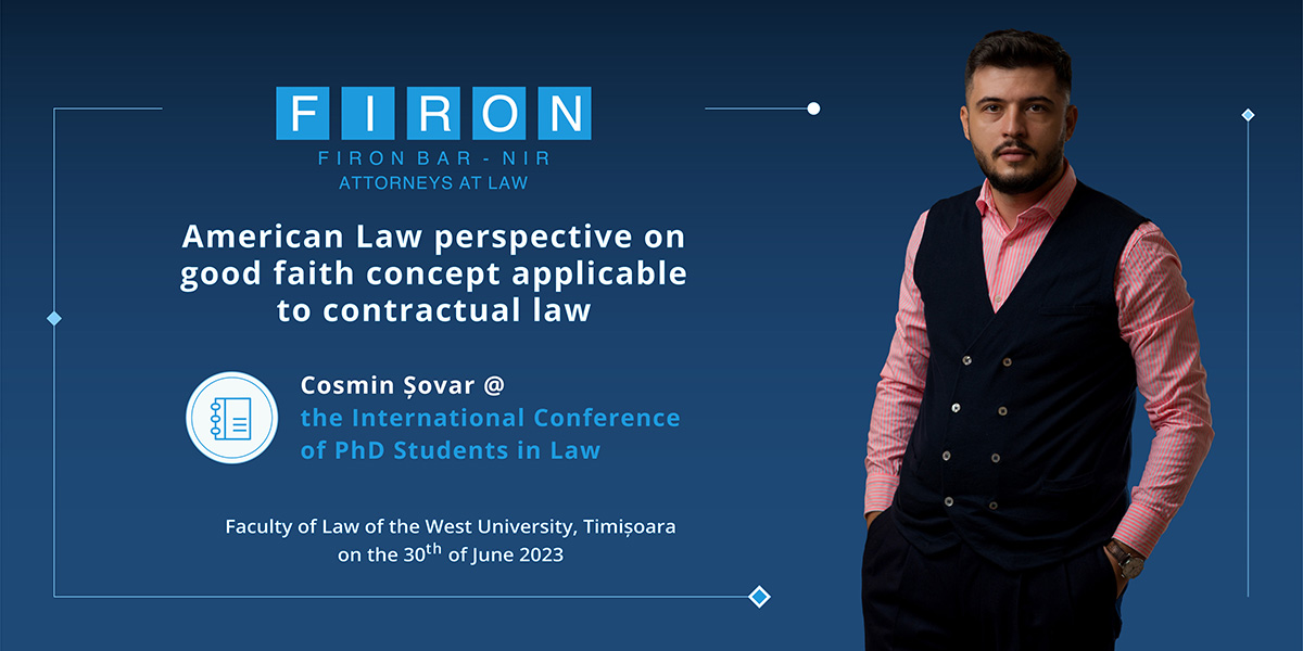 Cosmin Șovar @ the International Conference of PhD Students in Law ...
