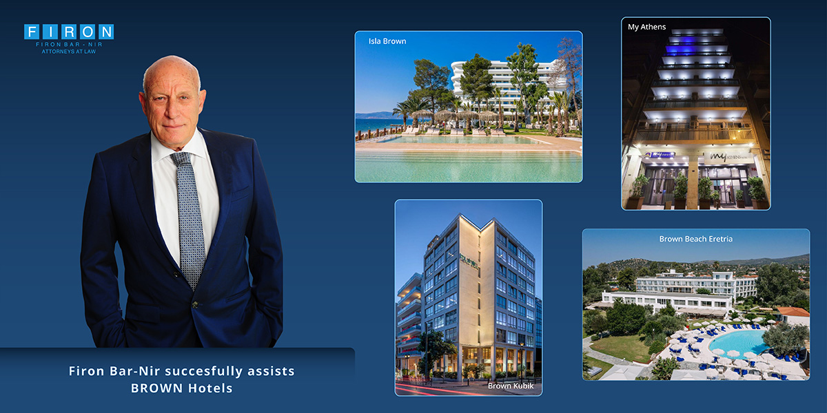 Firon Bar-Nir successfully assists Brown Hotels in transaction with ...
