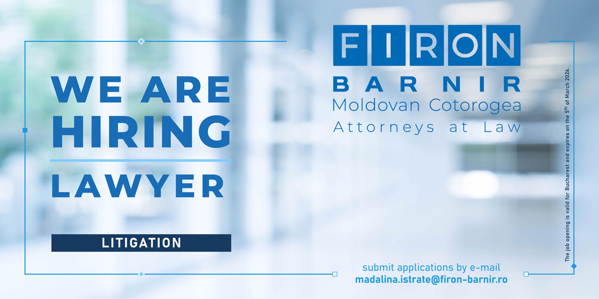 We are hiring! Litigation Lawyer - Firon Bar-Nir - Attorneys at law